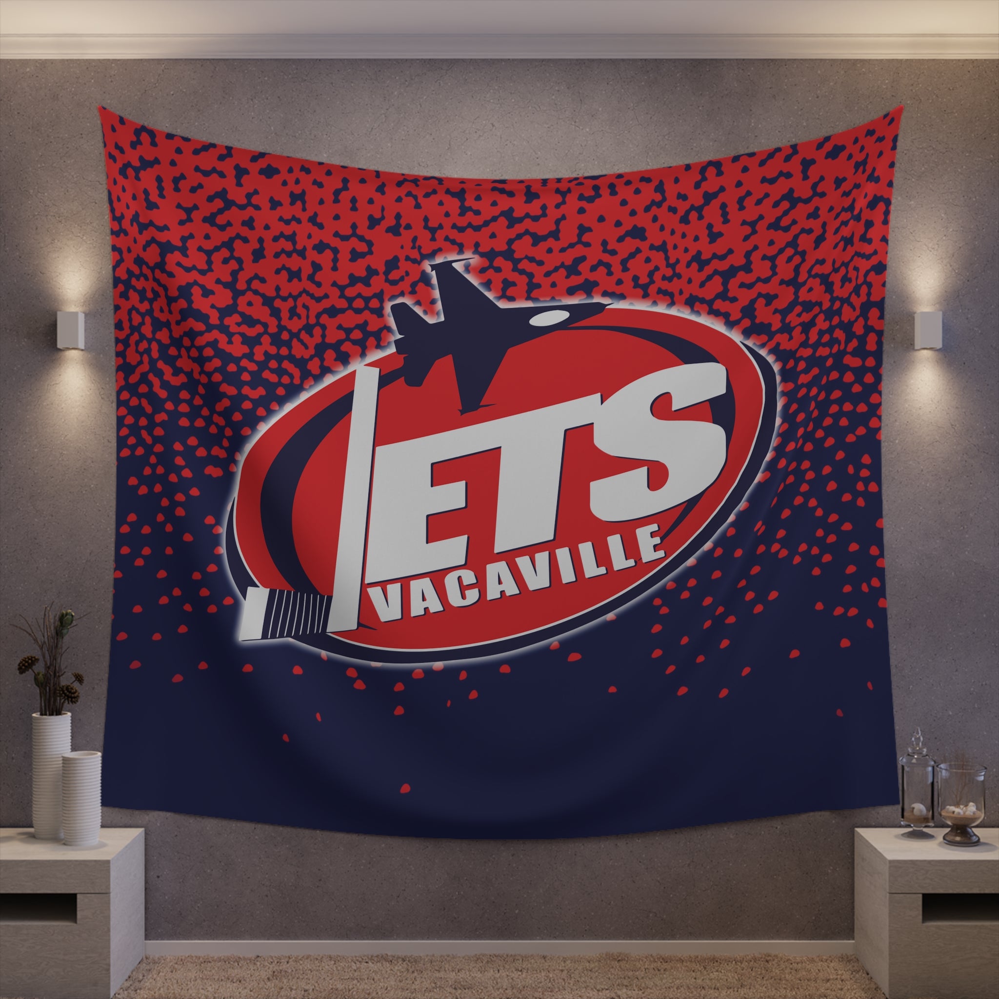 Wall Tapestry - Vacaville Jets Hockey – SportsFamilyGear